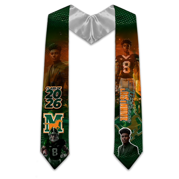 Graduation Stole Template Canva Editable Graduation Stole Template Sub ...